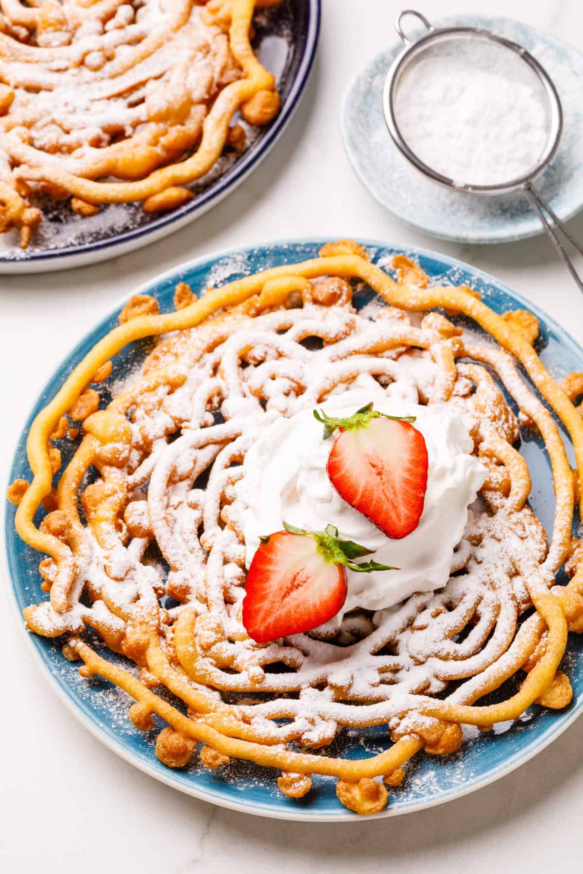 Funnel Cake Frenzy: A Crispy and Irresistible Delight! (with Pancake ...