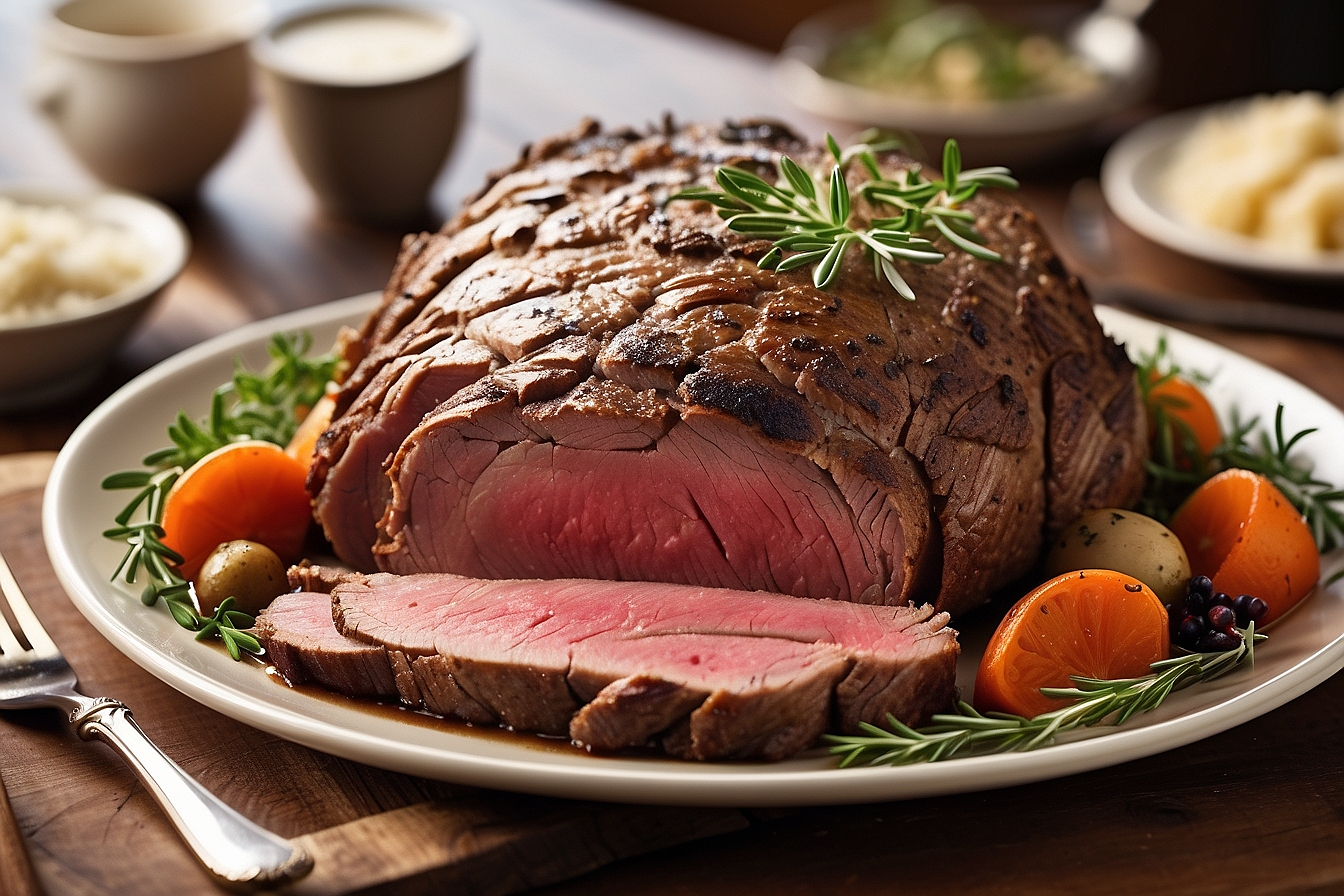 Juicy and Tender: Round Roast Beef Recipe - fourhourbodycouple