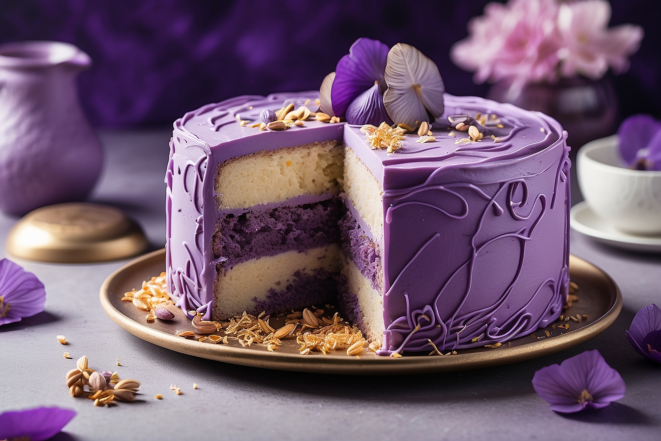 Heavenly Ube Cake Recipe - A Delightful Purple Delicacy ...