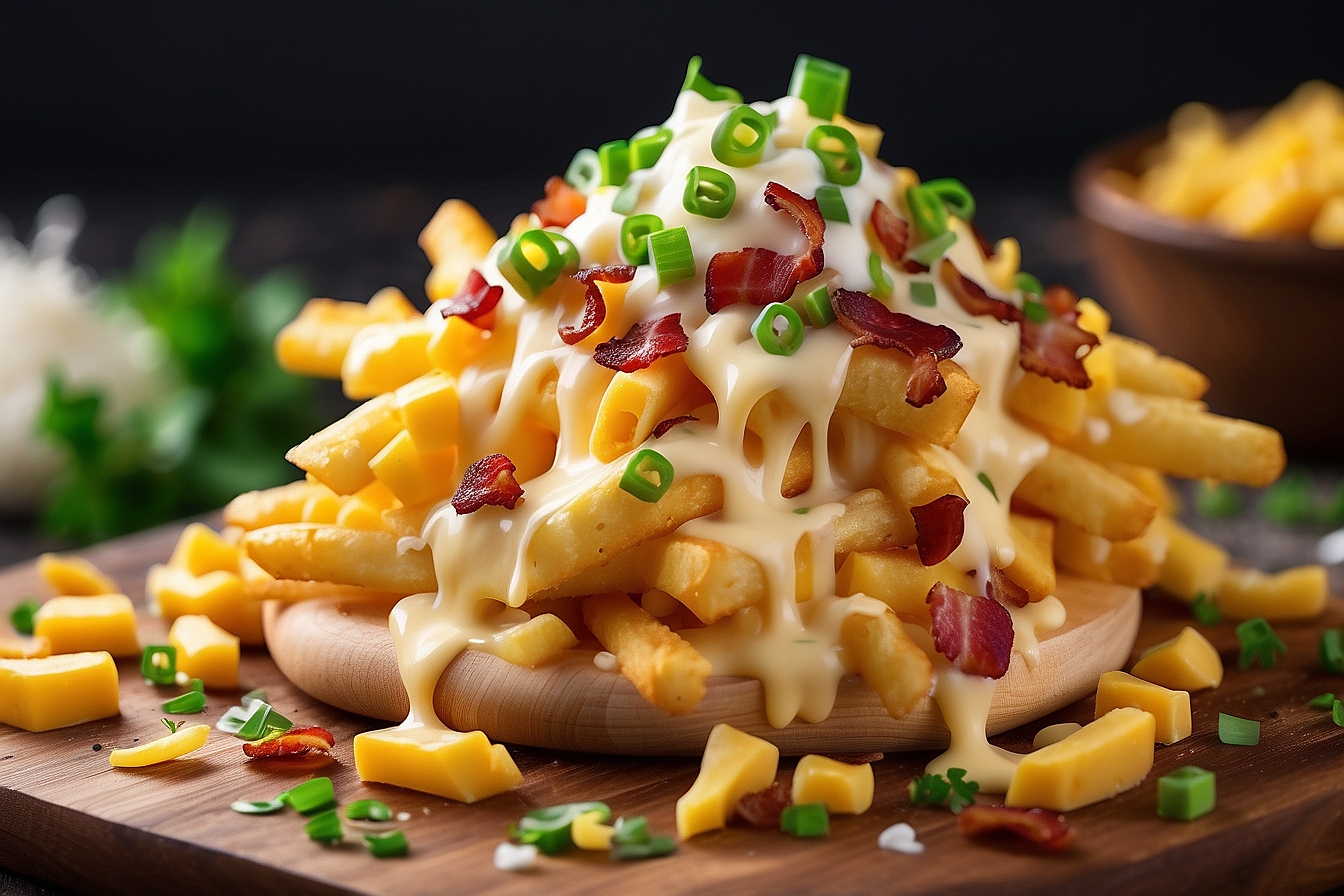 Irresistible Cheesy Delight: Gourmet Cheese Fries Recipe ...